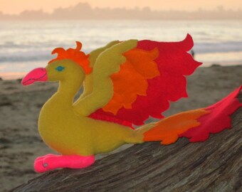 Phoenix plush | Etsy