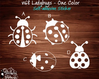 Ladybug wall decal | Etsy