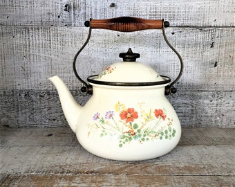 Enamel teapot | Etsy