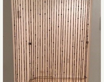 Wooden door beads | Etsy