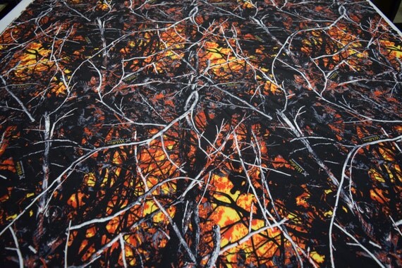 Moonshine Camo Wildfire Nylon Duck Fabric Hunting Camouflage