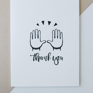 Emoji thank you card | Etsy