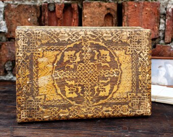 Carved wood box | Etsy