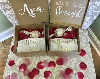 Flower girl box | Etsy
