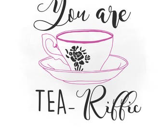 Tea riffic | Etsy