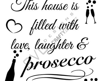 Prosecco svg | Etsy