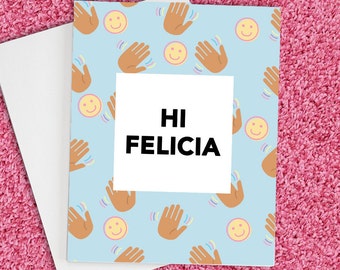 Bye felicia card | Etsy