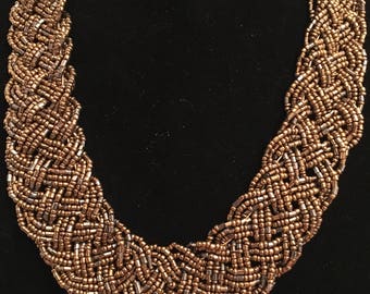 Metal mesh necklace | Etsy