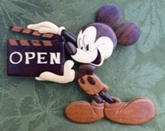 Wood intarsia | Etsy