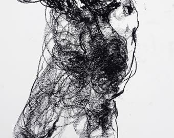 contemporary original figure paintings and by derekoverfieldart