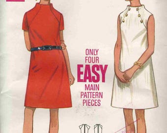 Funnel neck dress | Etsy