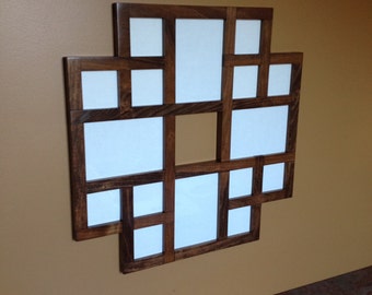 Rustic barn wood collage picture frames 9 opening frames for