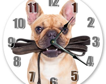 French bulldog clock | Etsy