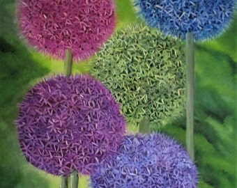 Allium flowers | Etsy