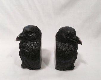Raven bookends | Etsy