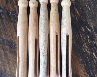 Vintage clothes pins | Etsy