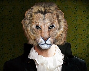 Lion mask | Etsy