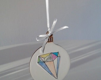 Hand painted bauble | Etsy