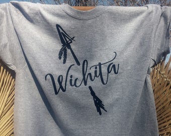 LOVE Decal of Wichita Flag Symbol for Home