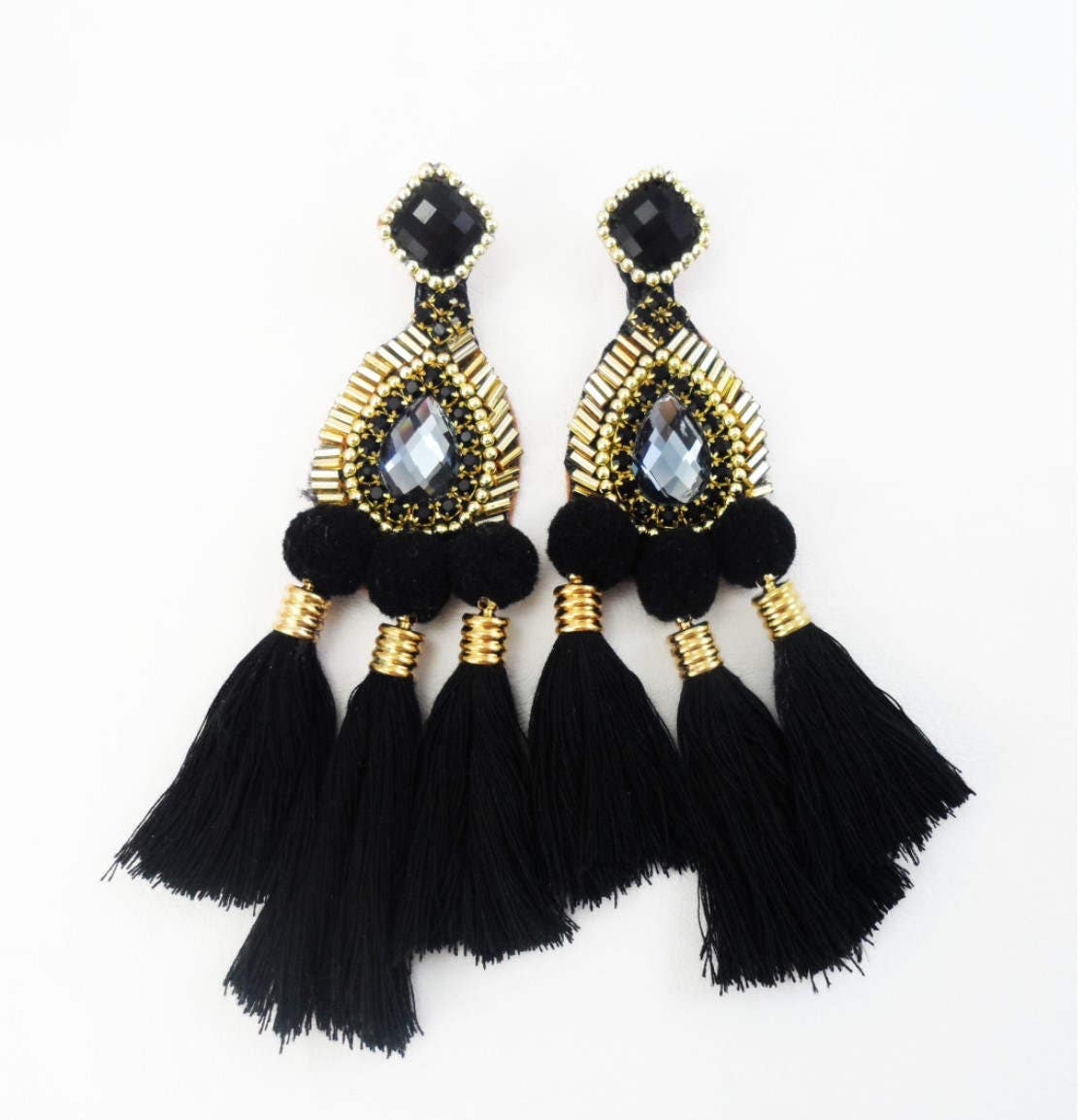 Ethnic Style Chandelier Earring boho style earrings white