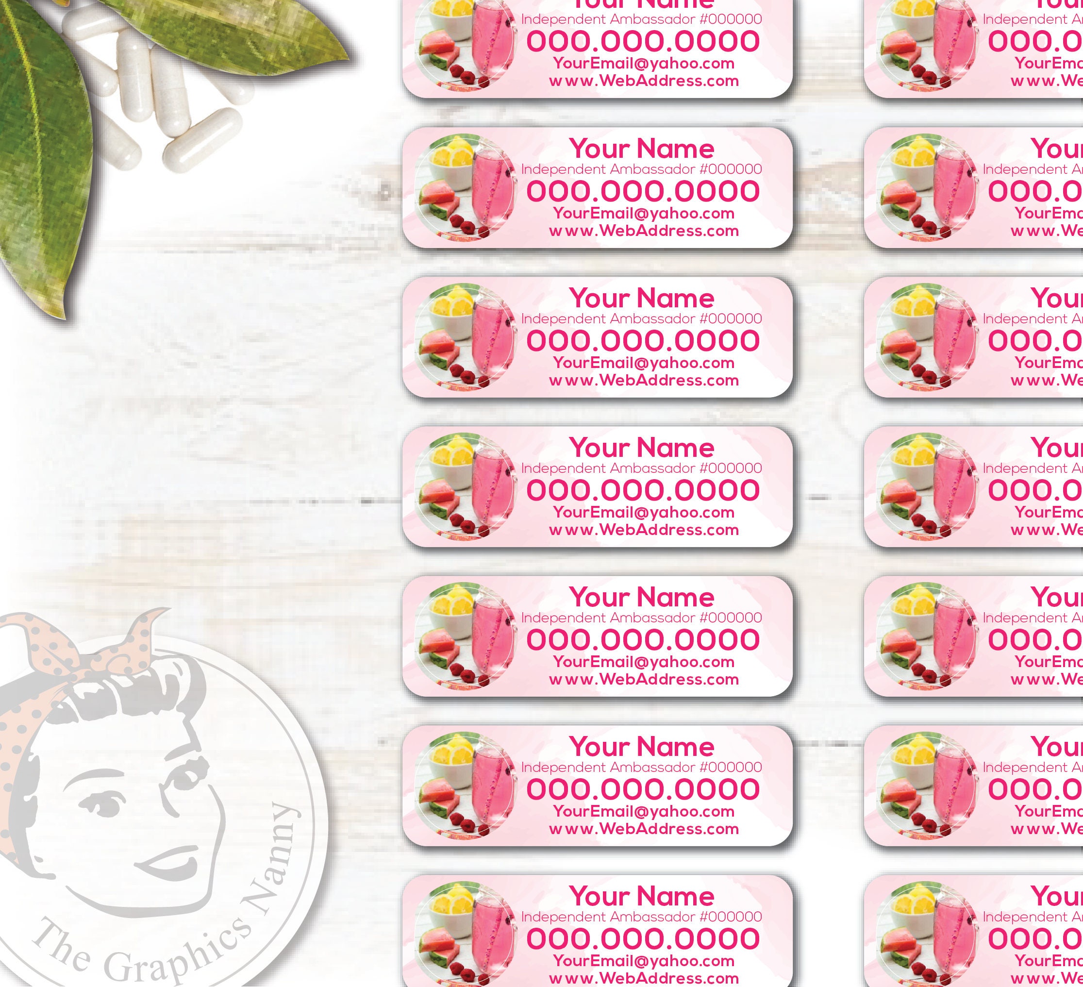 Pink Drink Label Printed Pink Drink Update New Pink