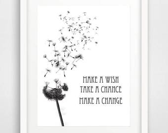 Dandelion quotes | Etsy