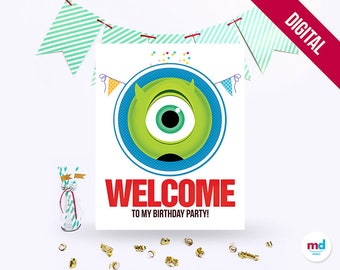 Monster inc banner | Etsy