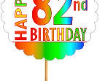82nd birthday | Etsy