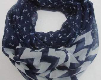 Unique scarf with anchors related items | Etsy