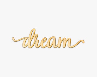Dream wall sign | Etsy
