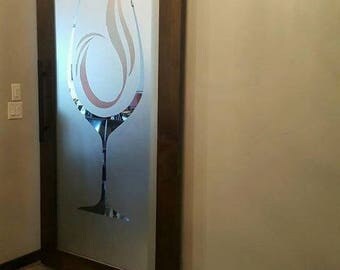 Glass barn door | Etsy