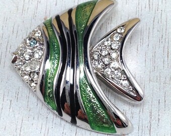 Vintage fish brooch | Etsy