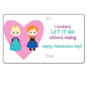 Frozen valentines | Etsy