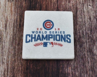 Chicago cubs coaster | Etsy