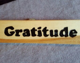 Gratitude sign | Etsy
