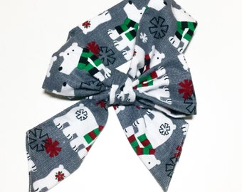 Polar bear headband | Etsy