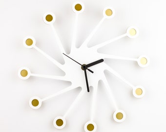 Sun wall clock | Etsy