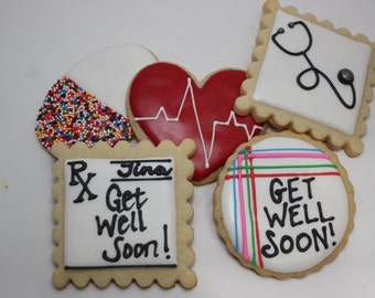 Get well cookies | Etsy