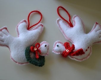 Turtle dove ornament | Etsy