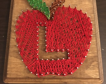 Apple string art | Etsy