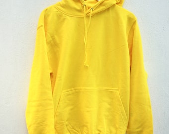 Yellow hoodie | Etsy