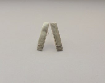 Straight earrings | Etsy