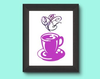 Coffee and tea sign | Etsy