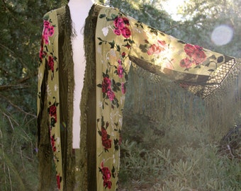 Velvet duster | Etsy