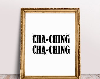 Items similar to Cha-Ching, Clutch, Purse for iPHONE or Samsung Note 4 ...