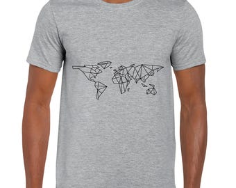 World map tshirt | Etsy