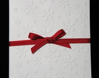 Snowflake note cards | Etsy