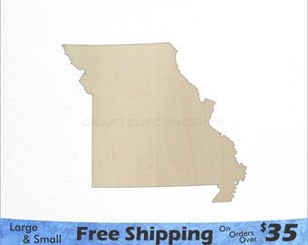 Missouri state shape | Etsy