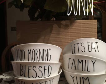 Rae Dunn Inspired Decals Kitchen Decor & More by SouthernDunn