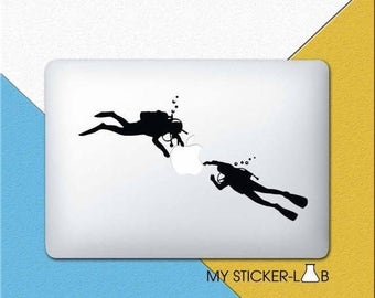 Diver decal | Etsy